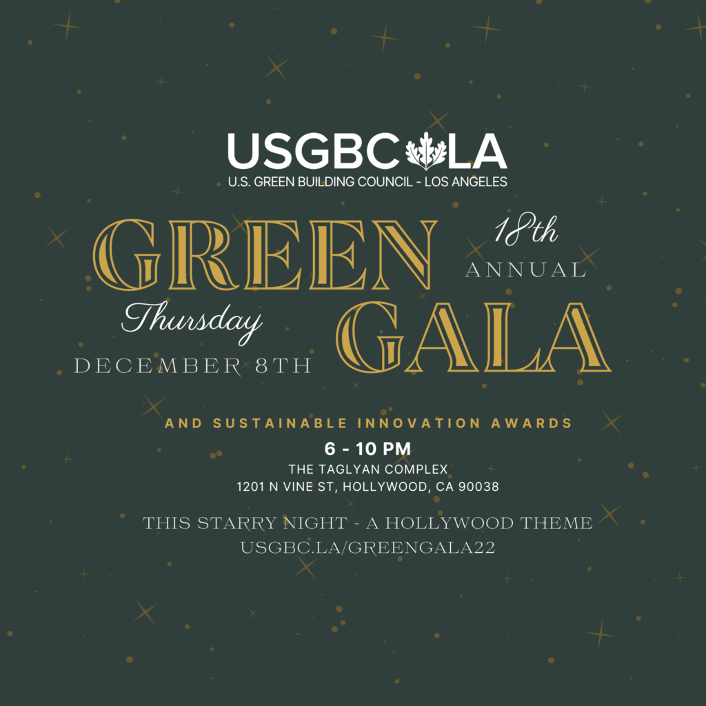 USGBC-LA’s 18th Annual Green Gala – Green Business Networking